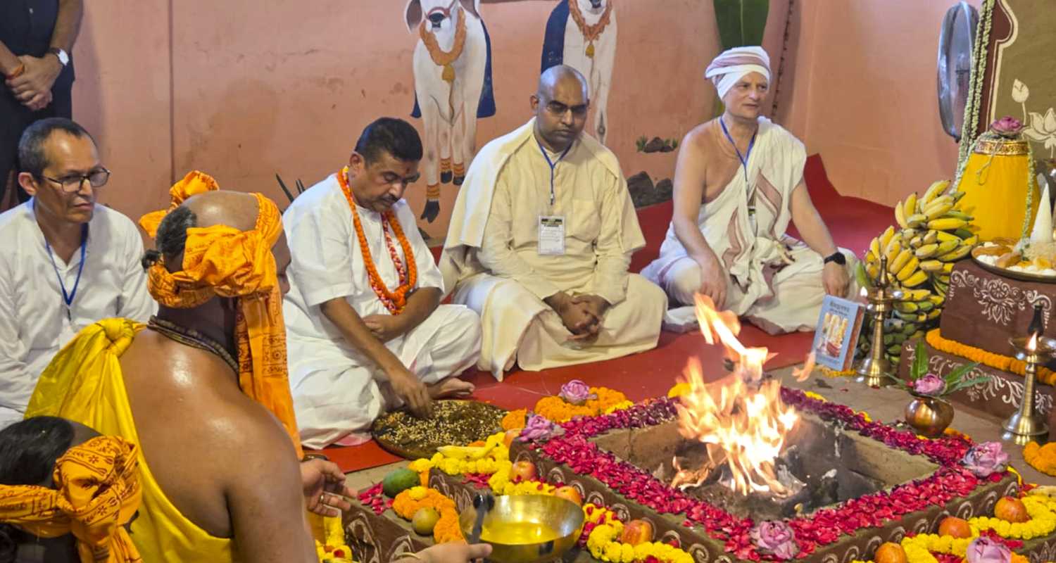 CM Adhikari visits ISKCON Mayapur, sparks political speculation