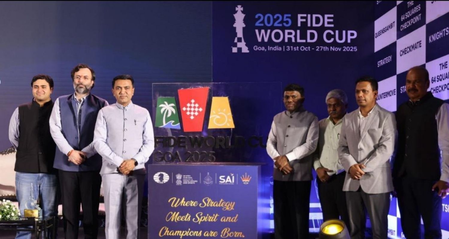 2025 FIDE World Cup Chess Championship: Goa CM unveils logo, anthem