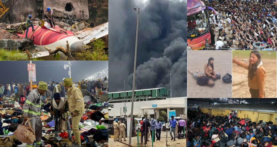 Six major disasters rock India in a deadly start to 2025