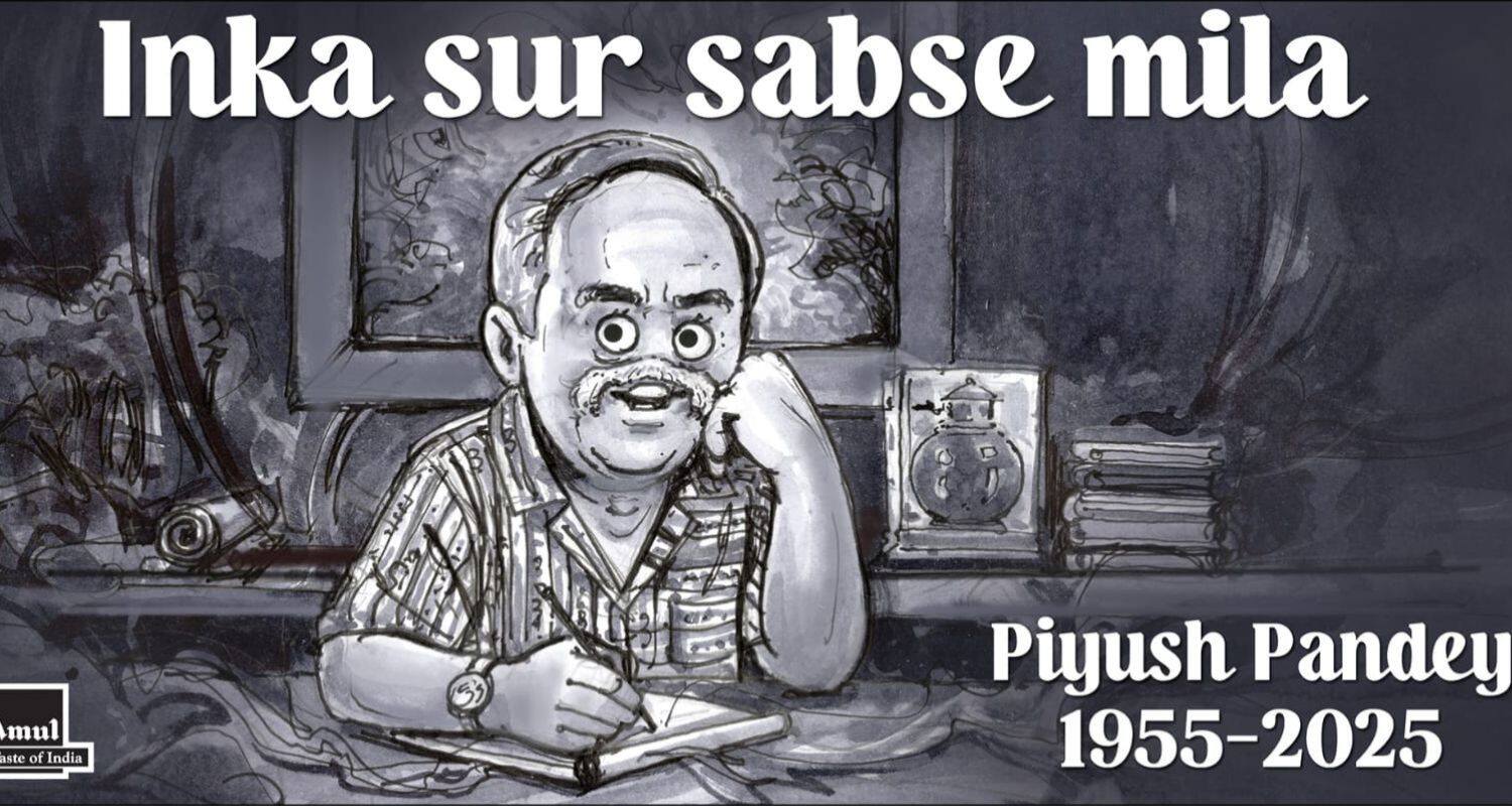 Amul’s special doodle celebrates late ad legend Piyush Pandey