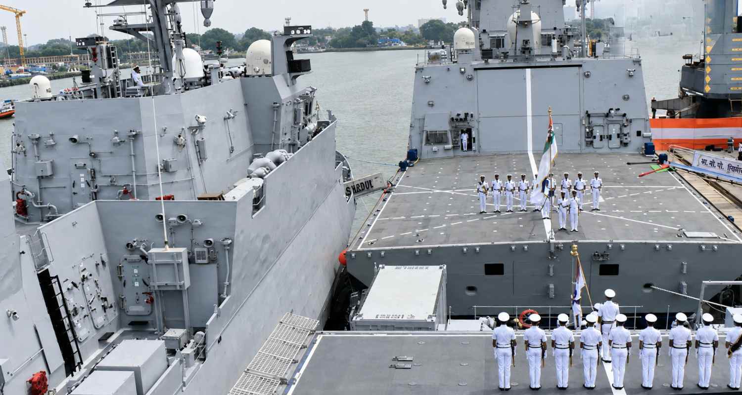 PM Modi commissions three indigenous naval ships