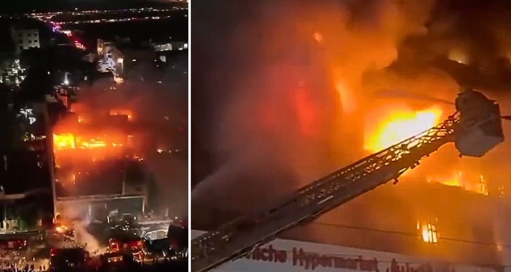 Fire engulfs Iraq mall, at least 50 casualties reported