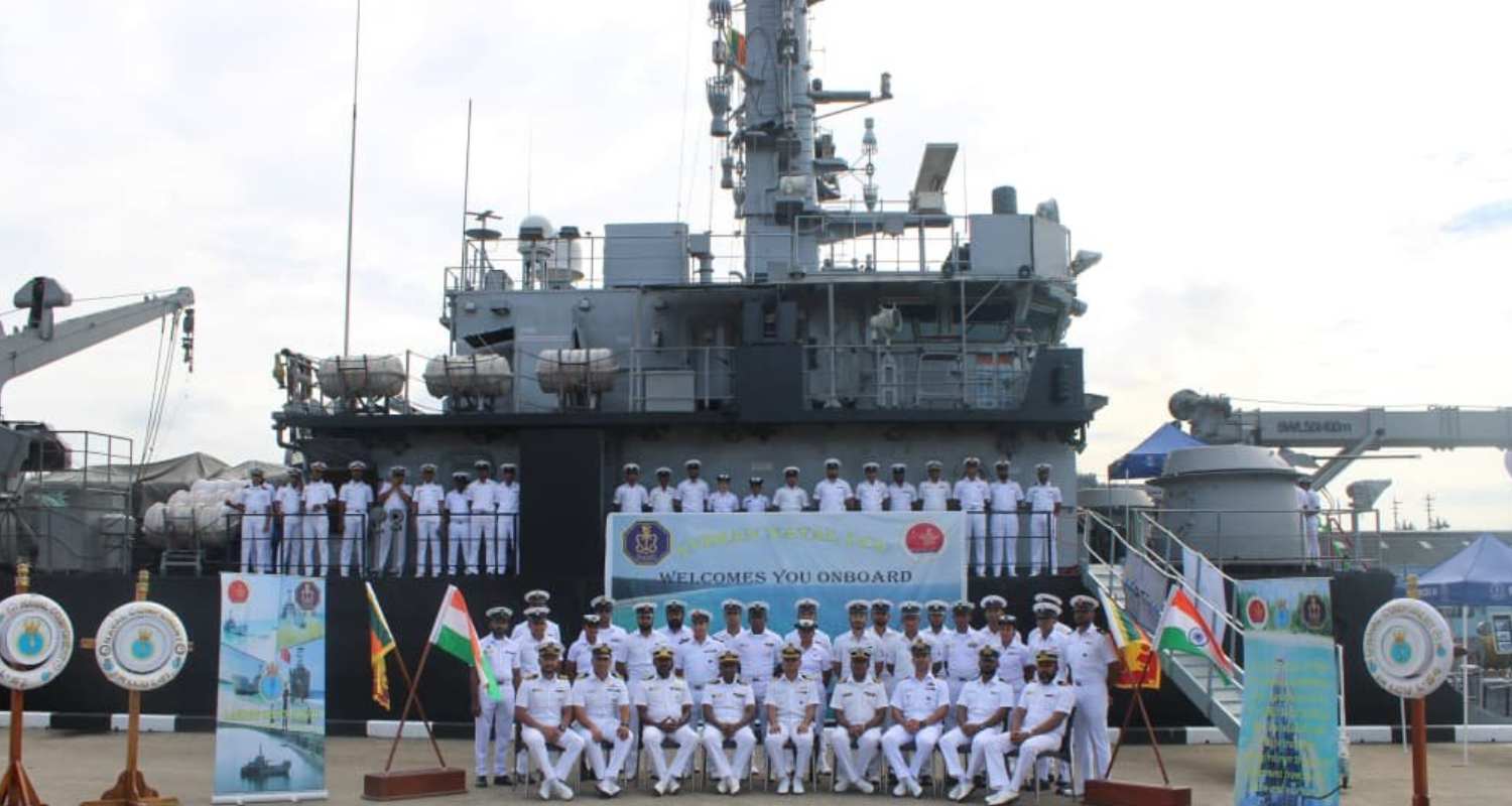 Indian Navy's 3 naval platforms visit Colombo