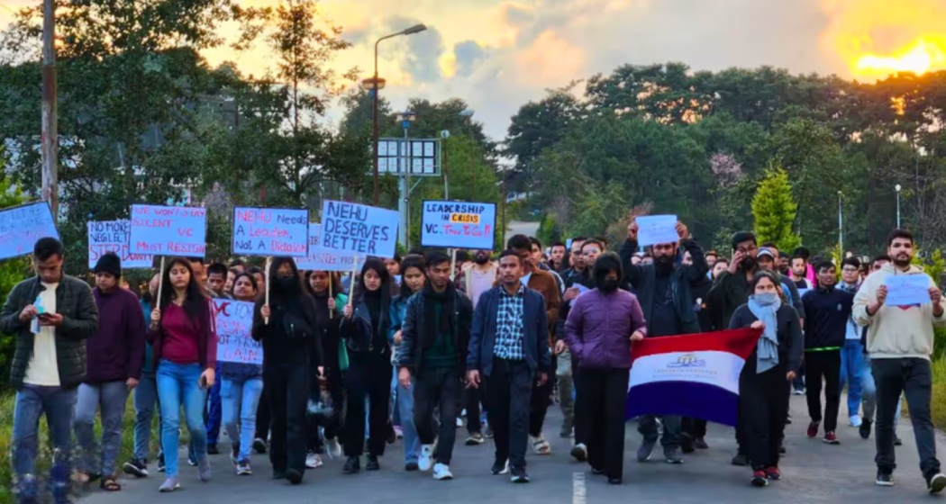 Meghalaya: NEHU protests persist as hunger strike enters day eleven
