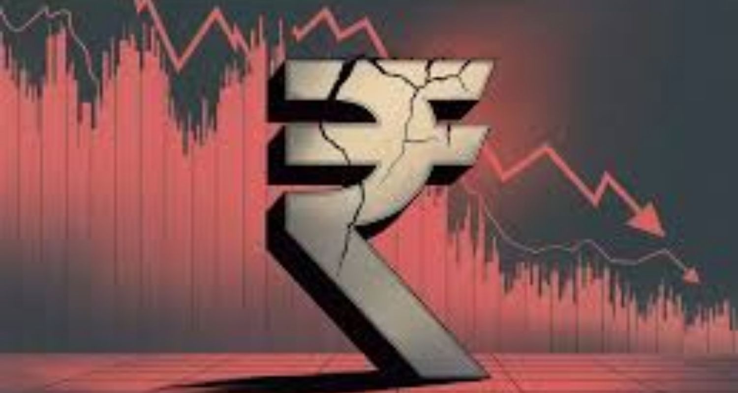 Rupee falls 47 paise, close at 95.73 against US dollar