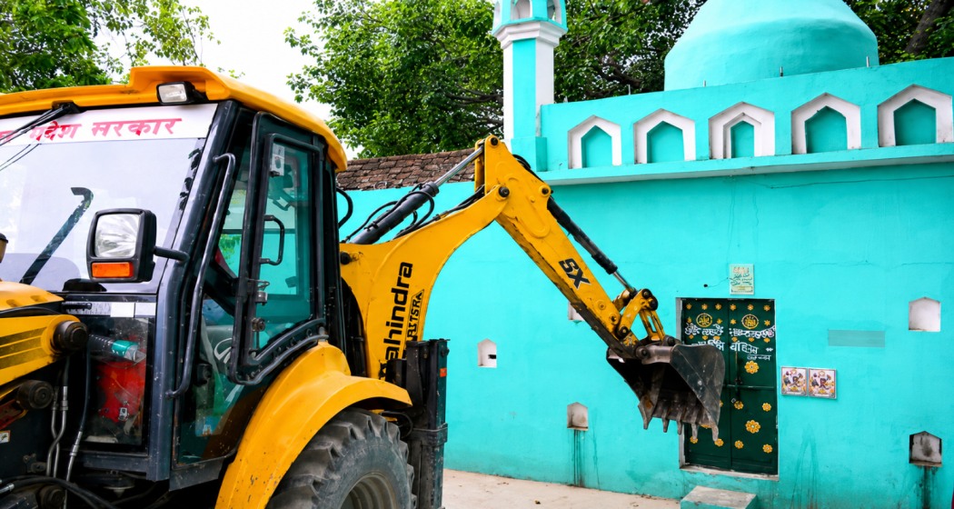 UP govt begins mosque demolition in Sambhal over land dispute